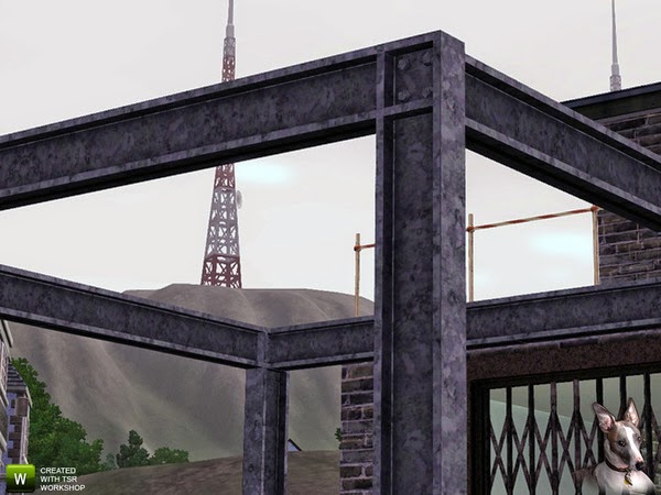 My Sims 3 Blog: Cyclonesue's Scaffolding, Truss and Steel Girders (Columns)