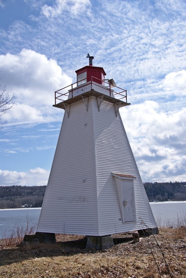 Neal's Lighthouse Blog: Belyeas Point Lighthouse, Morrisdale, New Brunswick