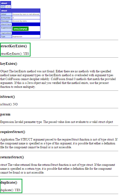 Adam Cameron's Dev Blog: CFML: and, for that matter: not everything that looks like a struct ...