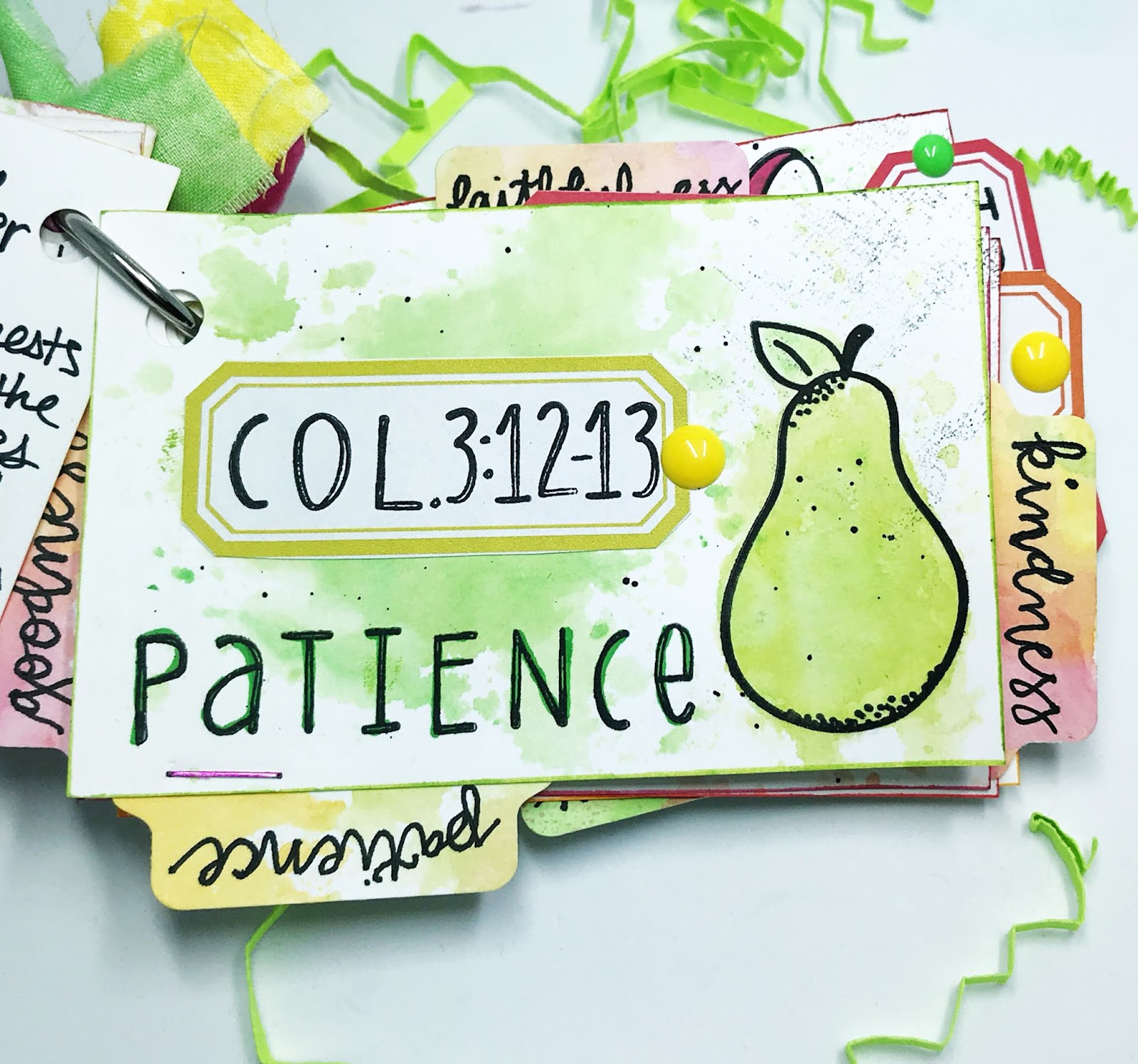 Creative Worship: "Fruit of the Spirit" Bible Verse Mini Flip Book