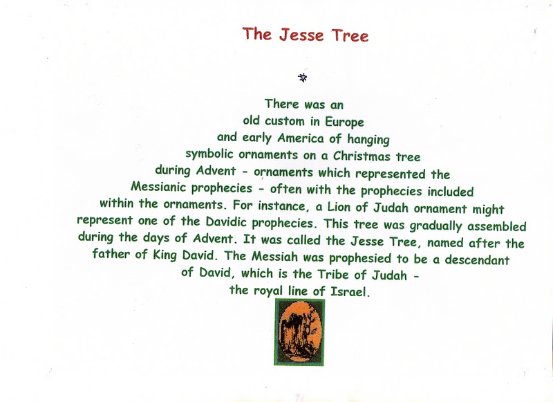 ELEMENTARY SCHOOL ENRICHMENT ACTIVITIES: JESSE TREE