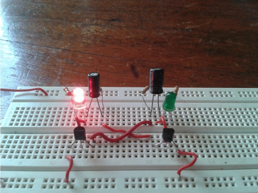 Electronic Circuit Diagrams: Transistor Led Flasher