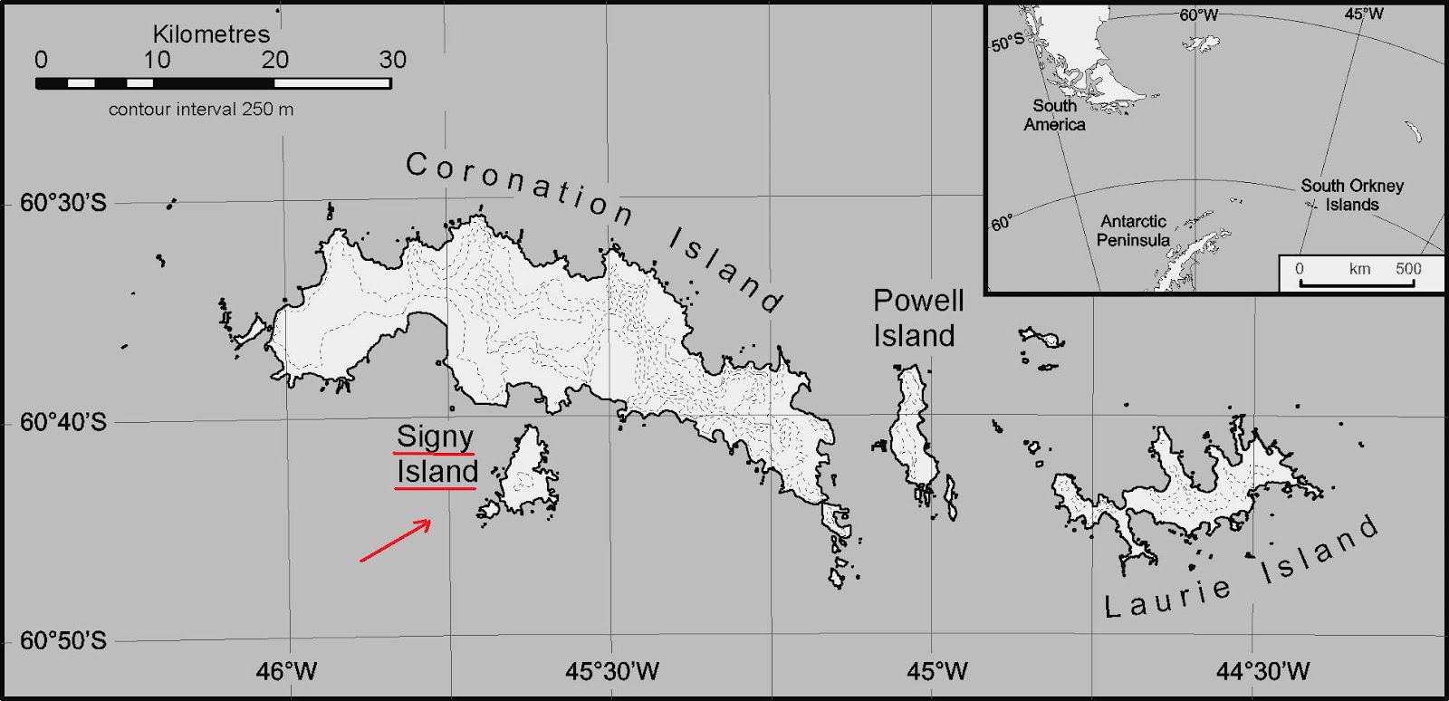 Ultima Thule: Signy , in the South Orkneys - a british base in Antarctica