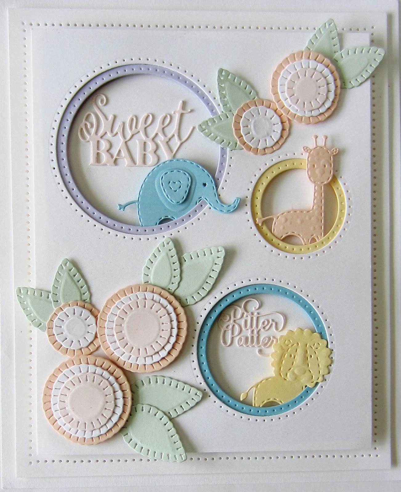 PartiCraft (Participate In Craft): Baby Safari Card