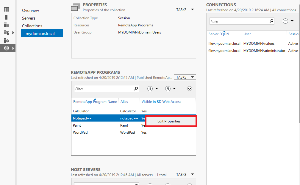 Windows Server 2012 Remote Desktop Service RDWeb Remote App Publishing - NETWORKSTIP Networking ...