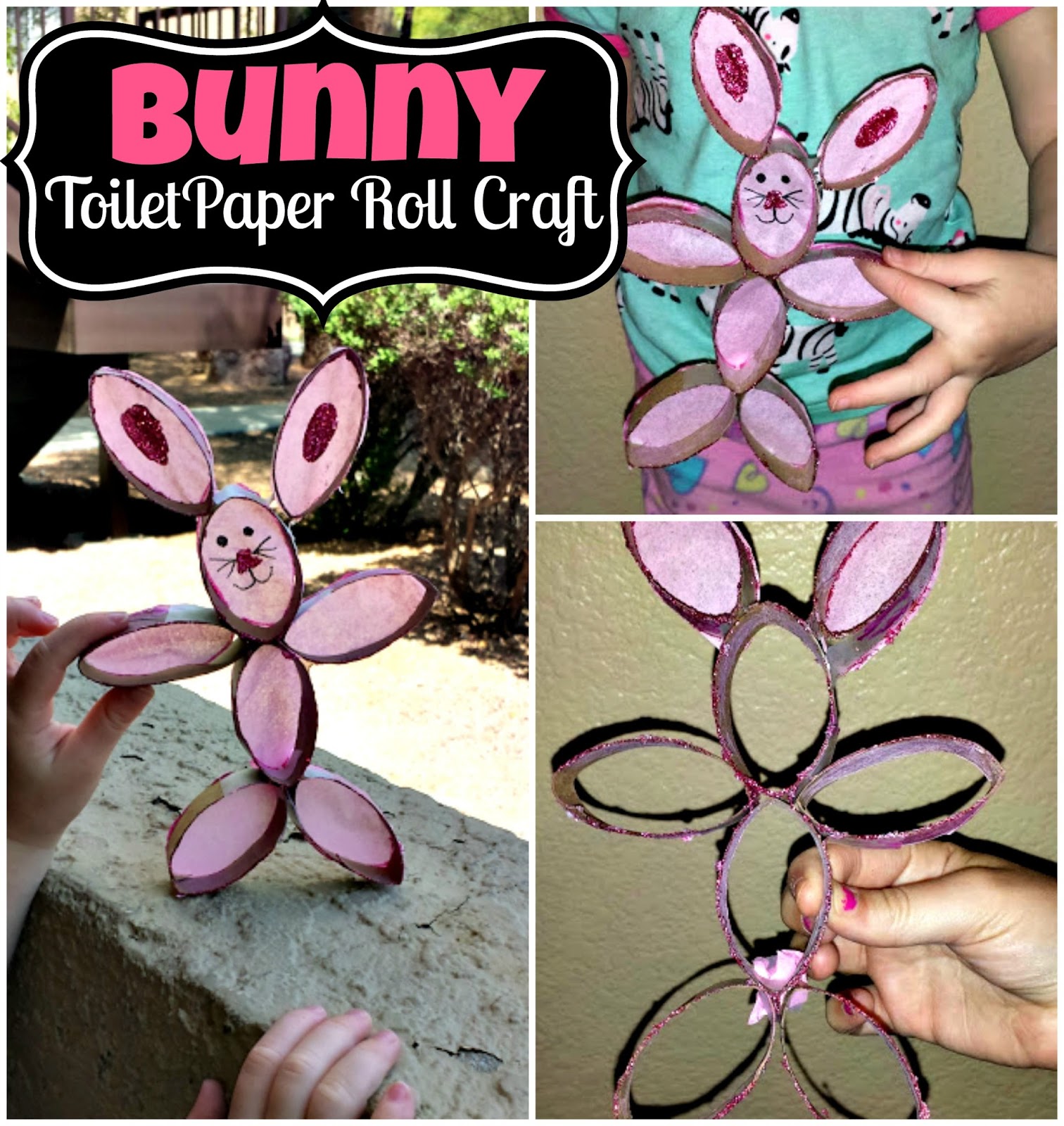 DIY: Toilet Paper Roll Bunny Rabbit Craft For Kids - Crafty Morning