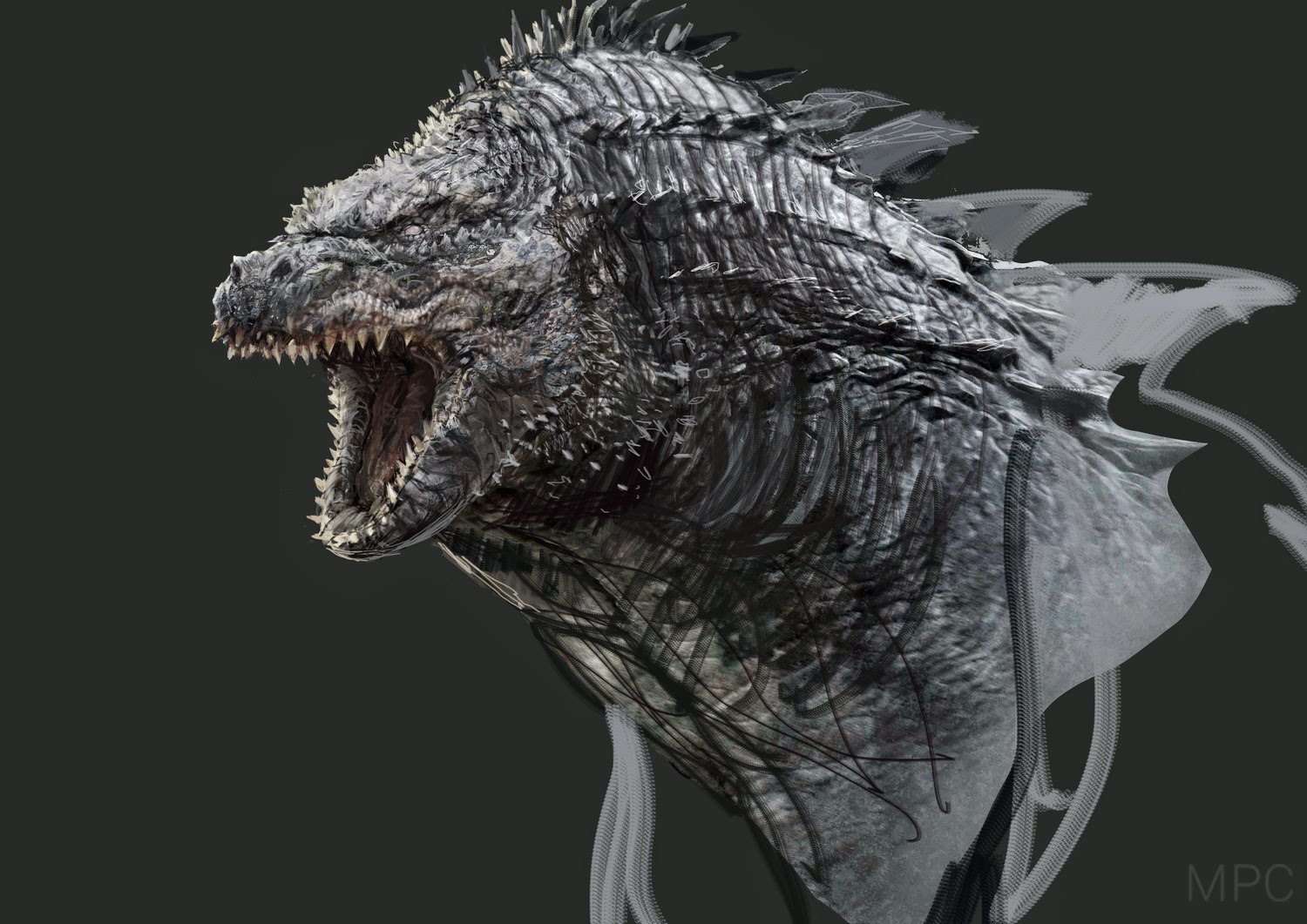 Godzilla Concept Art by MPC | Computer Graphics Daily News