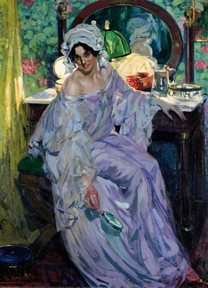 Ulisse CAPUTO (1872-1948) | Catherine La Rose ~ The Poet of Painting