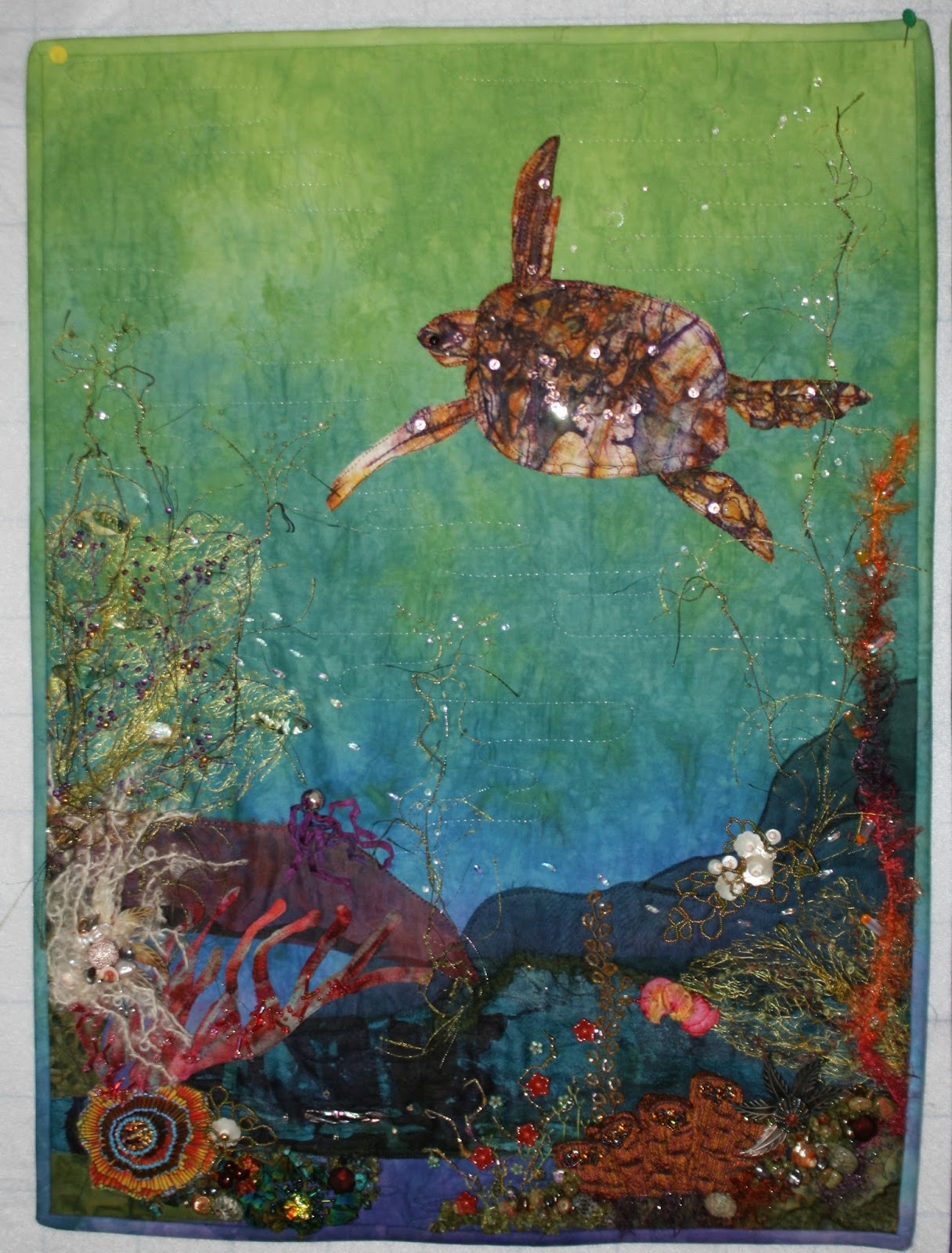Sea Life Beaded Quilts