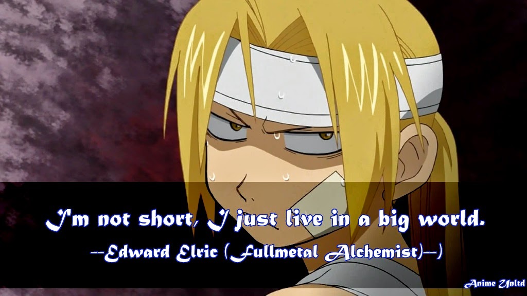 Edward Elric Short Quotes