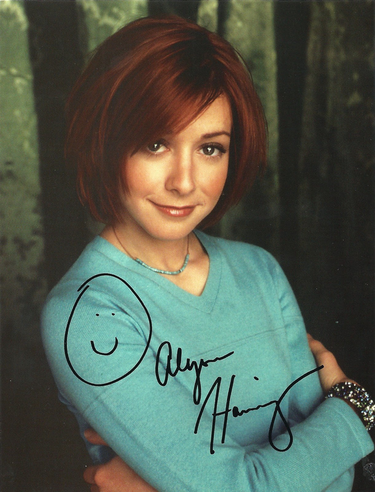 Salvei das Traças: Studio Fan Mail - Foto "autografada" da Alyson Hannigan