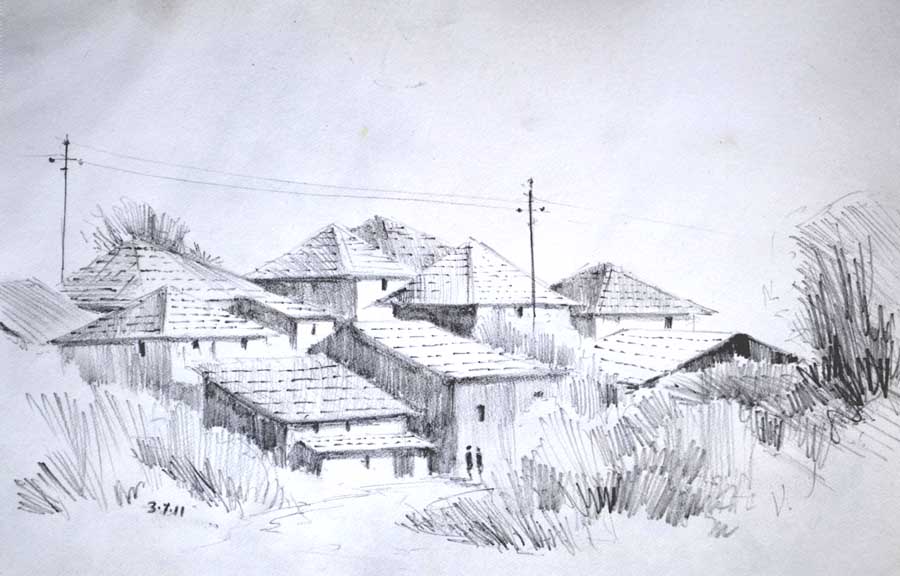 PENCILS AND BRUSHES: Outdoor Sketches