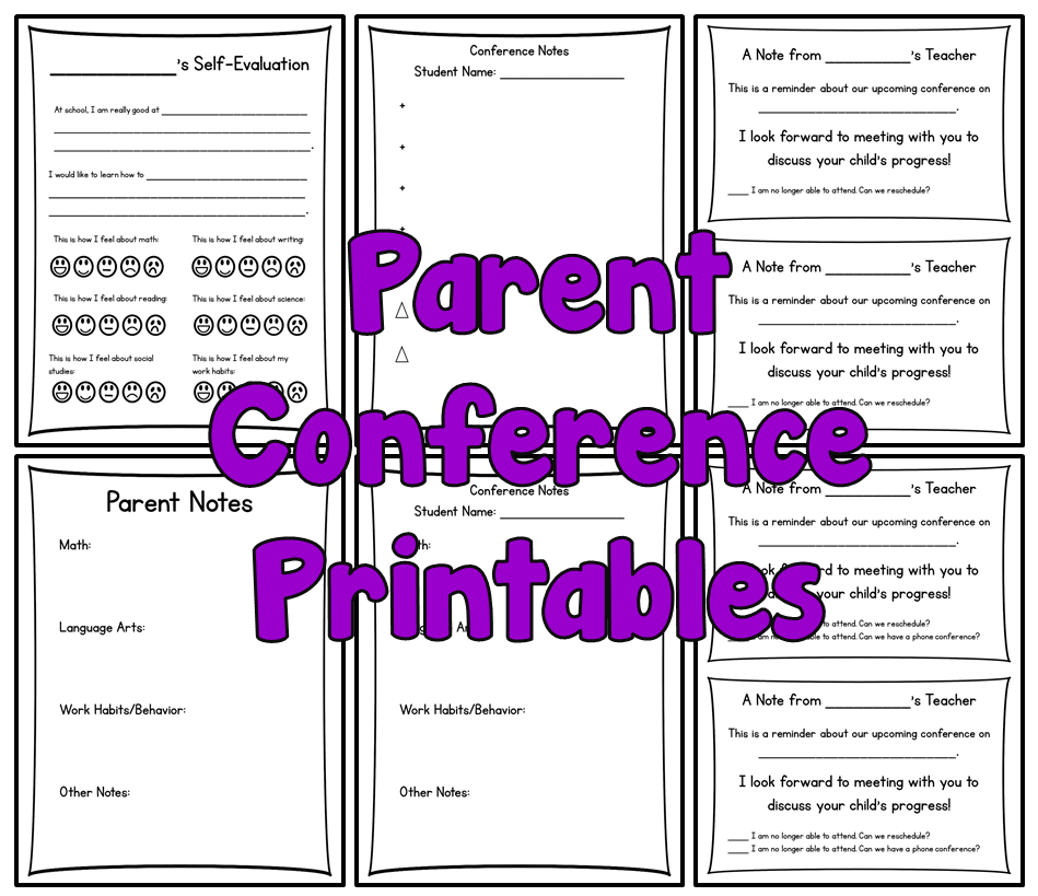 Primary Chalkboard: Parent Conference Tips