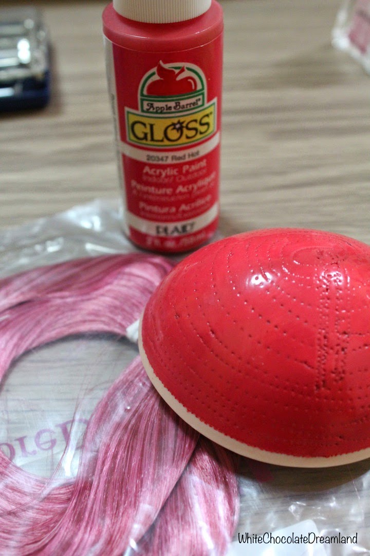 WhiteChocolateDreamland: Tutorial: Saran Hair Reroot