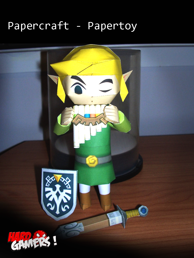 HARD GAMERS: Papercraft! Baixe e Aprenda a fazer o seu próprio Papertoy!
