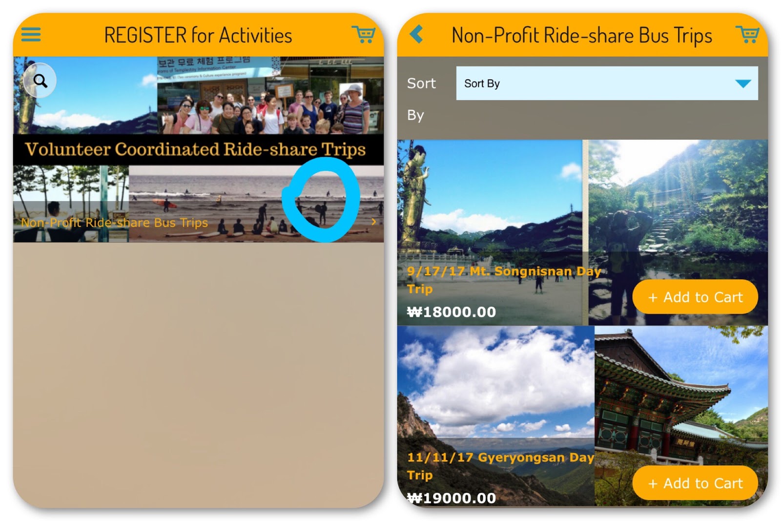 New Registration System for Fall Bus Trips
