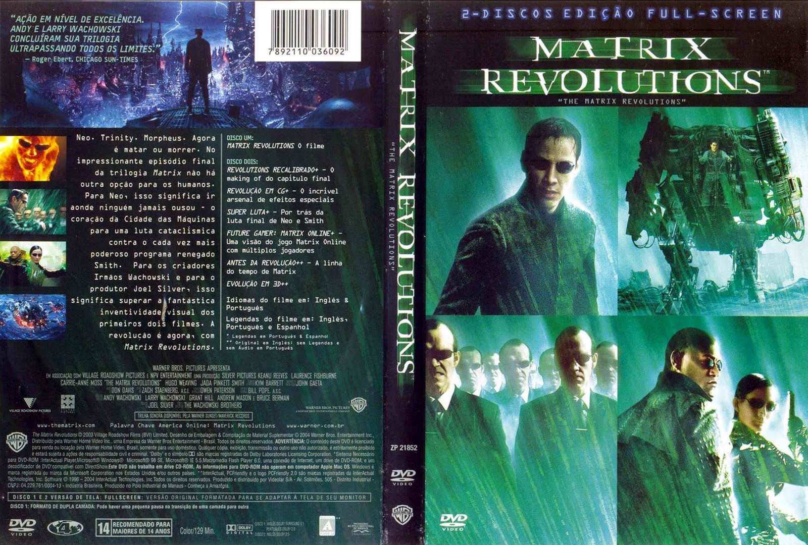 Capas Medina - Somente Capas de DVD: Matrix