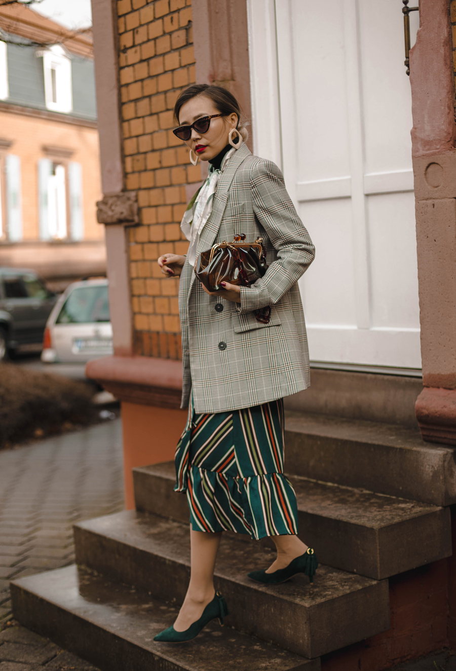 How to style two prints in one outfit