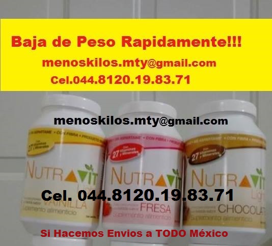 Nutravit Light: Nutravit Light Venta Mty Nutravit Plus Malteada