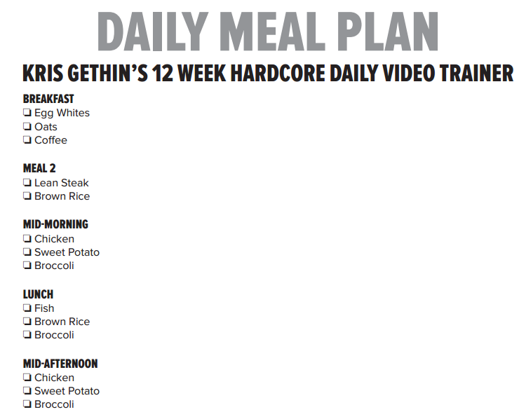 The Boy Who Speaks Eternally.: 12 WEEK DAILY TRAINER WITH KRIS GETHIN ...