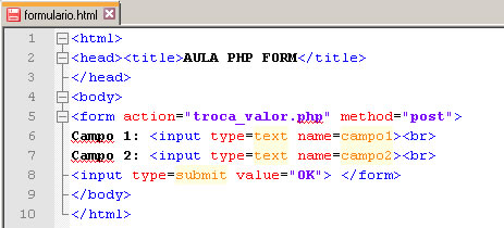 Universo Técnico: PHP Entrada de Dados via Formulário HTML