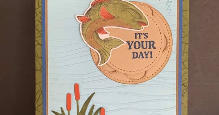 Angela's PaperArts: Birthday Best Catch card