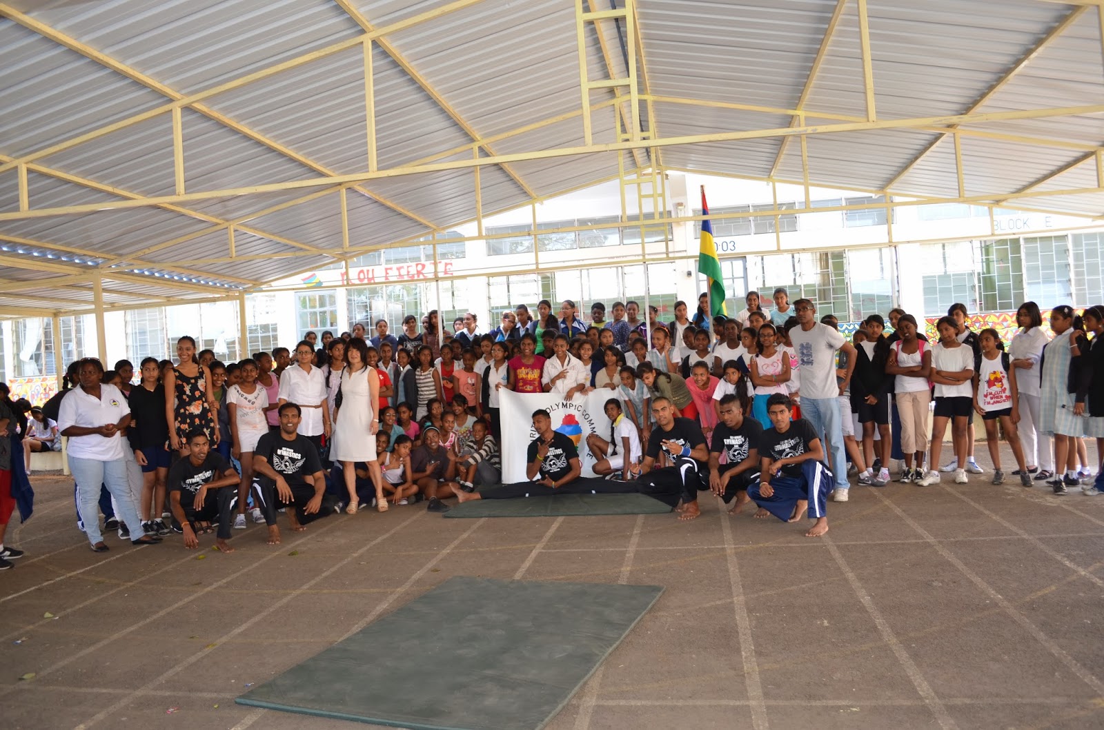 Sly Ninjas Gymnastics Club: DEMONSTRATION AT BEAU BASSIN SSS 2013