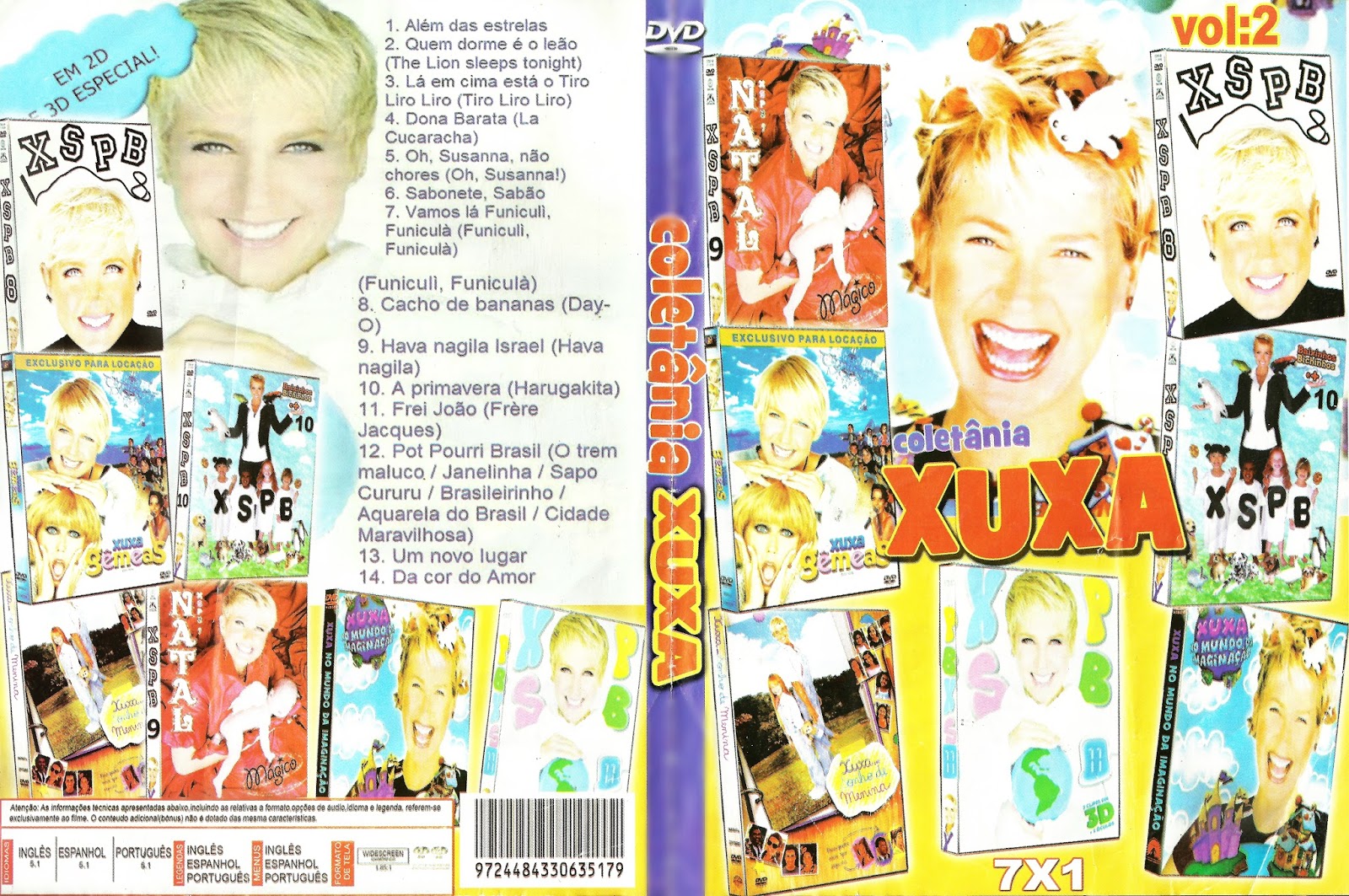 PLANETA XUXA BLOG: Capas de DVD's Especiais da Xuxa