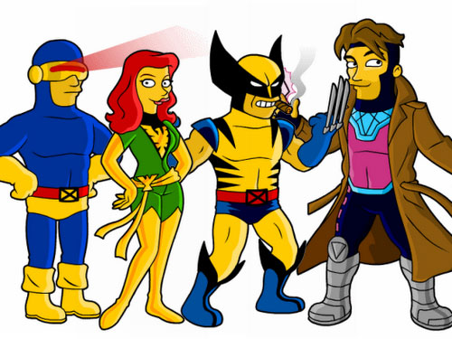 X-MEN GENERATION: Mutantes Simpsonizados