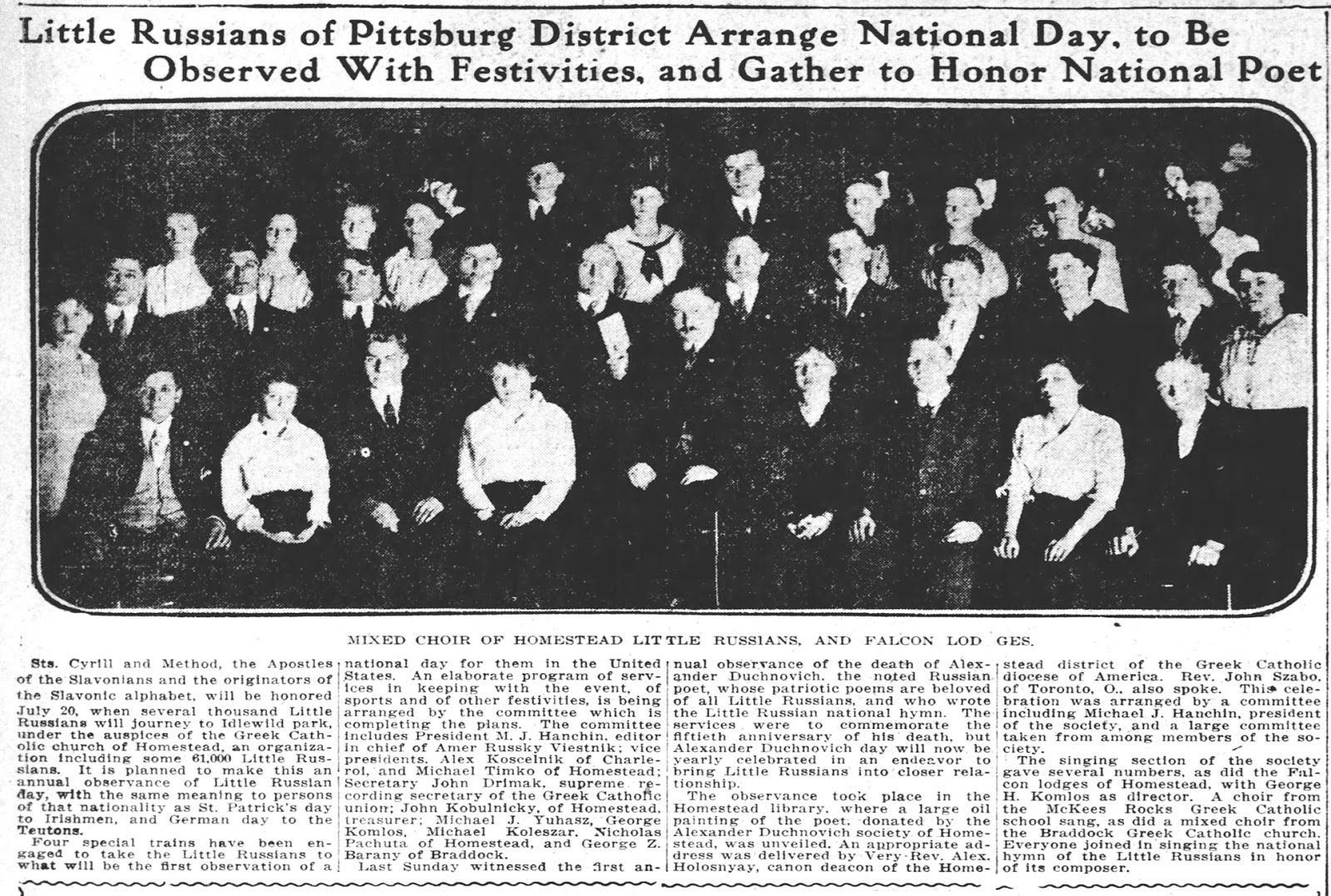 The Carpatho-Rusyns of Pennsylvania: Ode to Summer Memories: Russkij ...