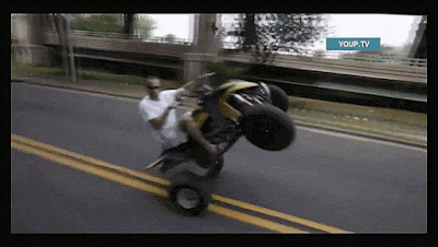 Funny awesome weird situations: Motorcycle crash caught on camera (gif ...