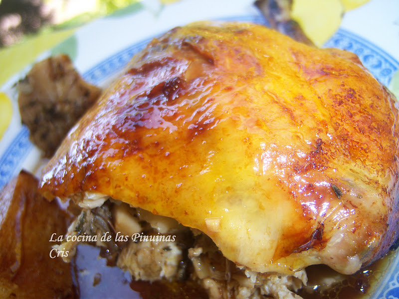 LA COCINA DE LAS PINUINAS: POLLO ASADO AL ESTILO CHRISTIAN DELOUVRIER