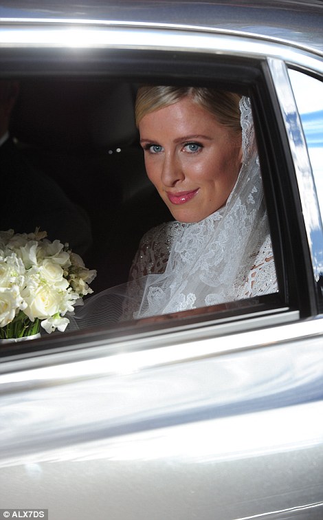 Nicky Hilton wears Valentino Couture to wedding with James Rothschild