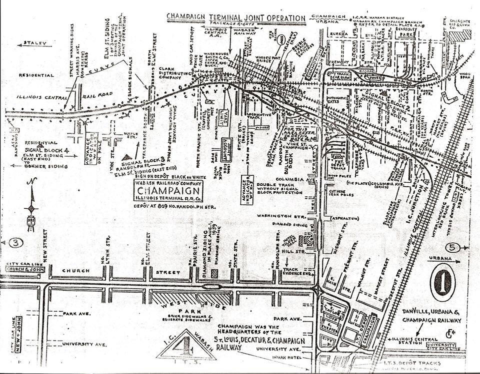 Towns and Nature: Champaign, IL: Railroad Hub