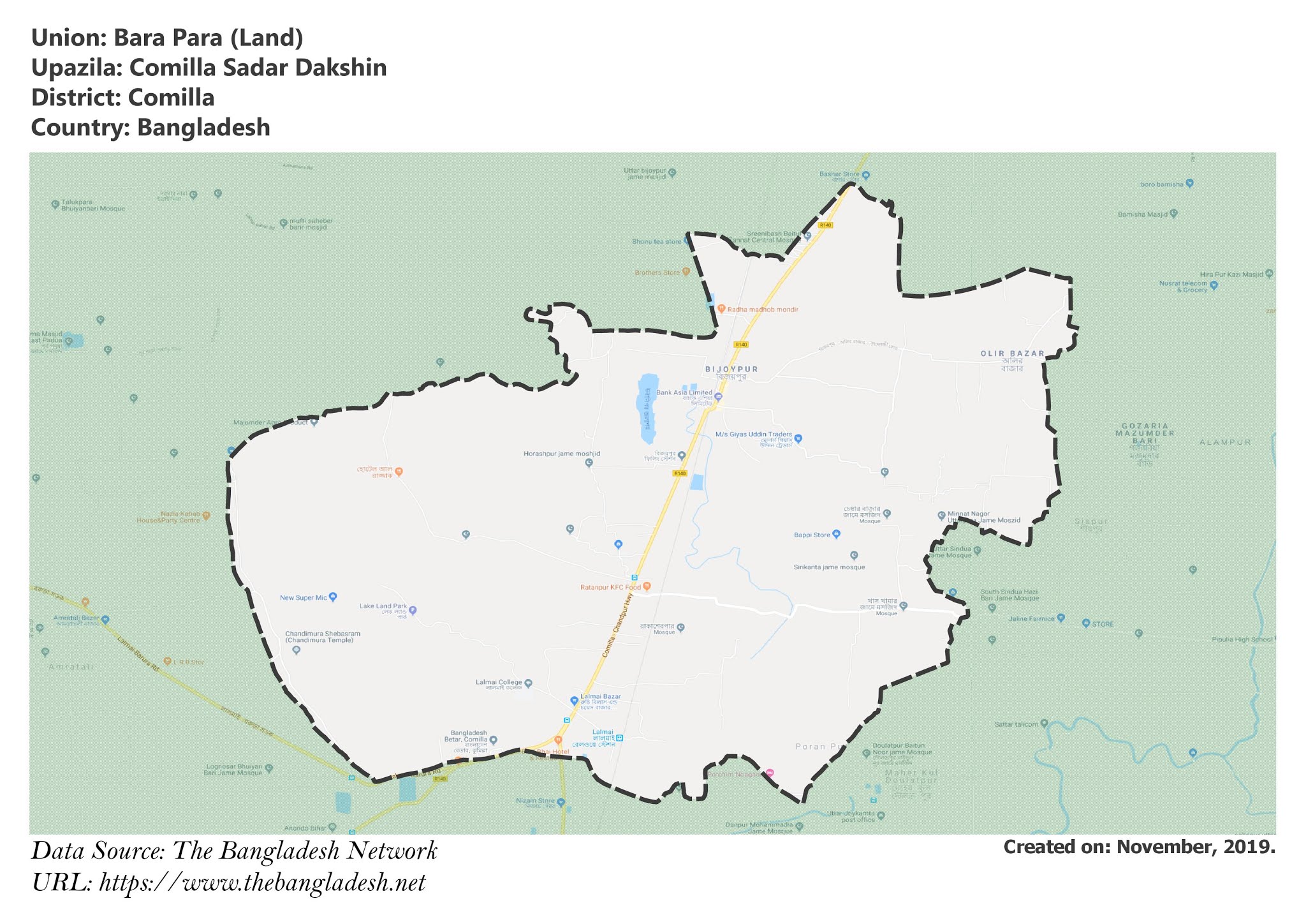 Bara Para Union, Comilla