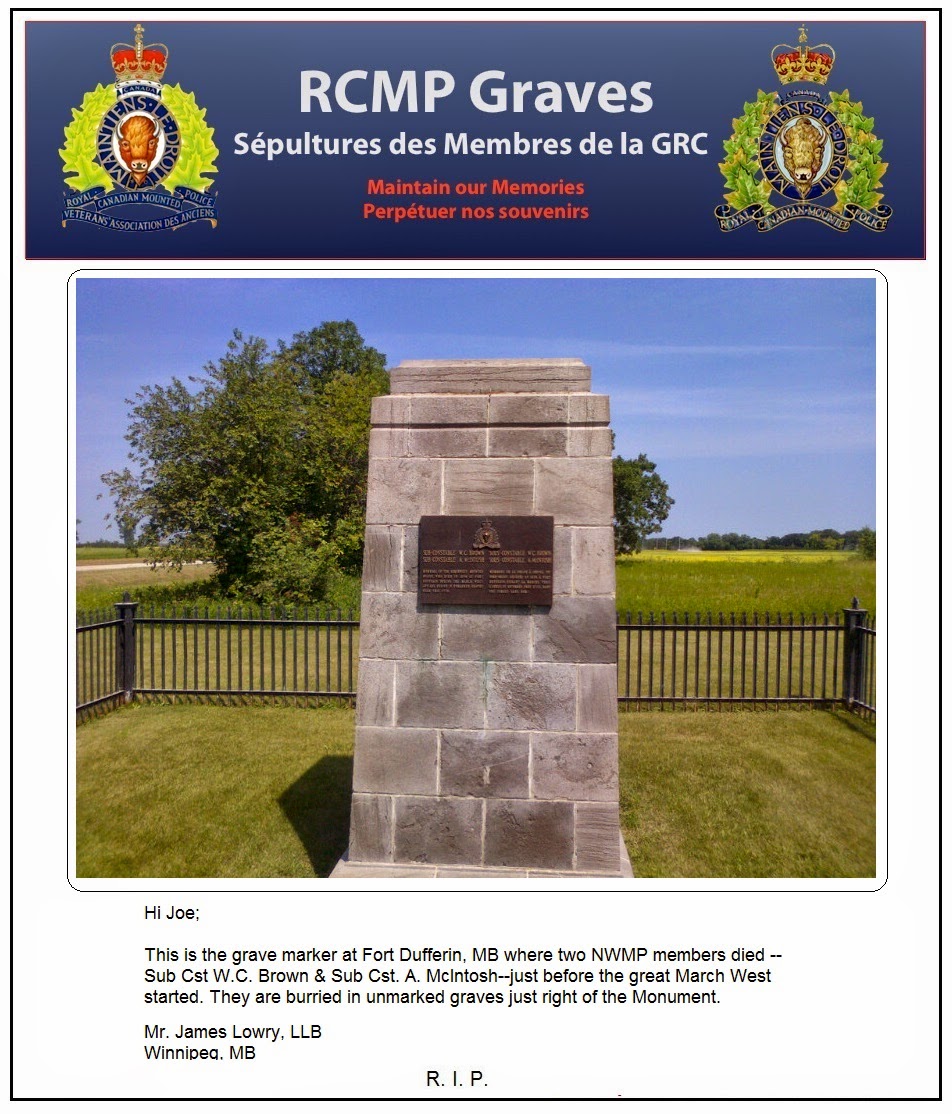 RCMP/GRC Grave Discovery & Information Website: www.rcmpgraves.com ...
