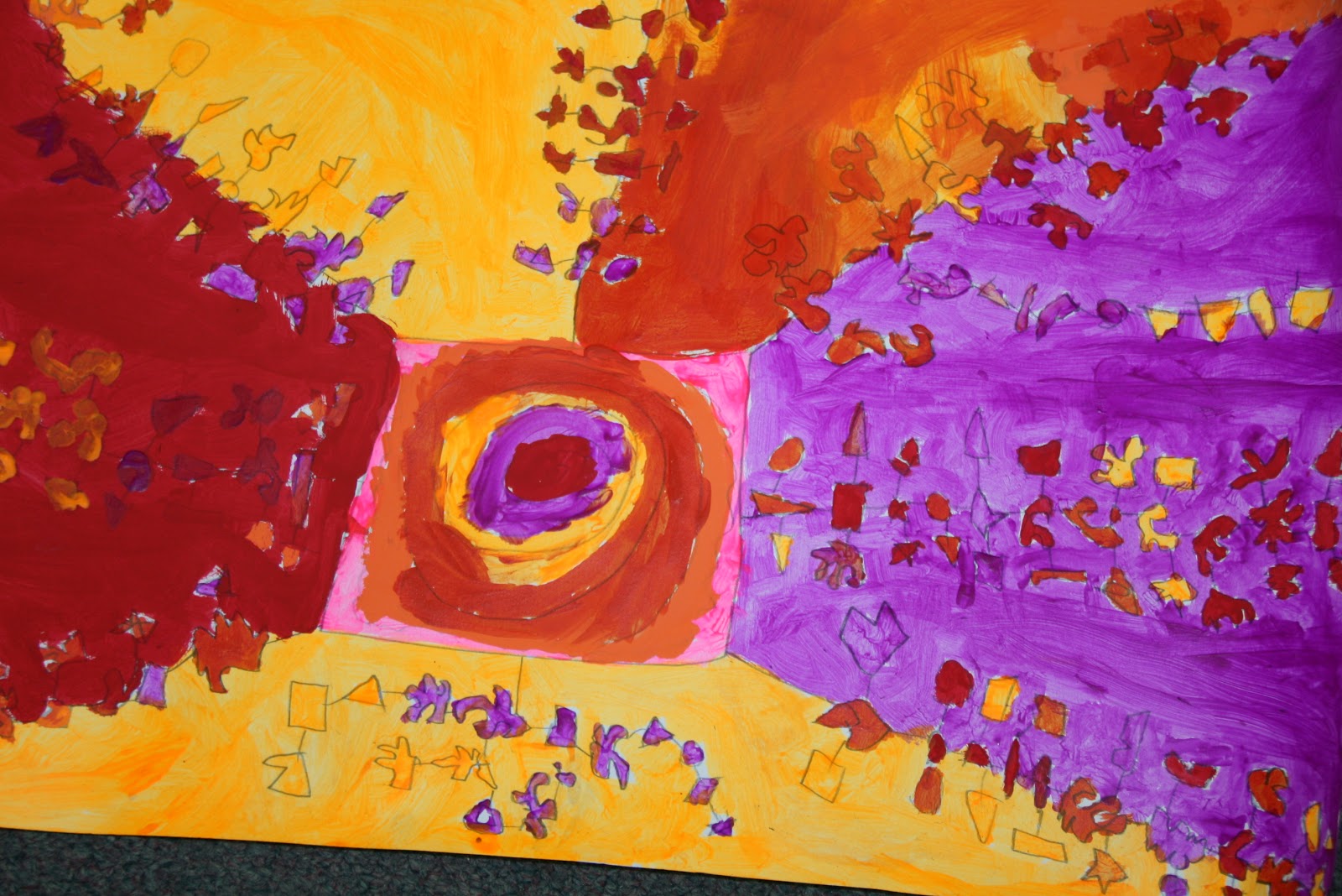 Make More Art - Just Do Stuff: Analogous Color Abstract