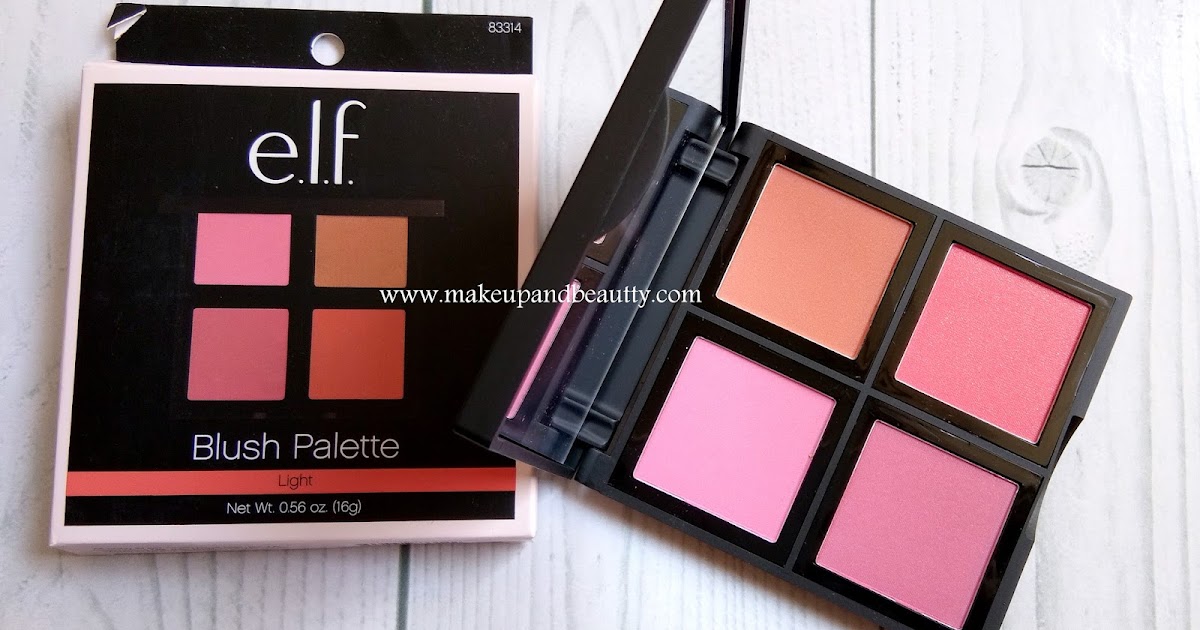 Makeup and beauty !!!: REVIEW & SWATCHES ELF POWDER BLUSH PALETTE (LIGHT).