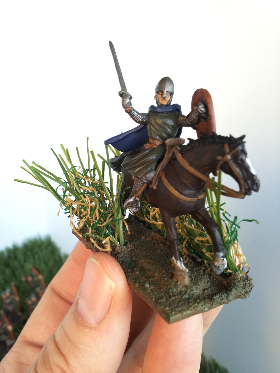 Hugg och slag : Basing on Norman riders