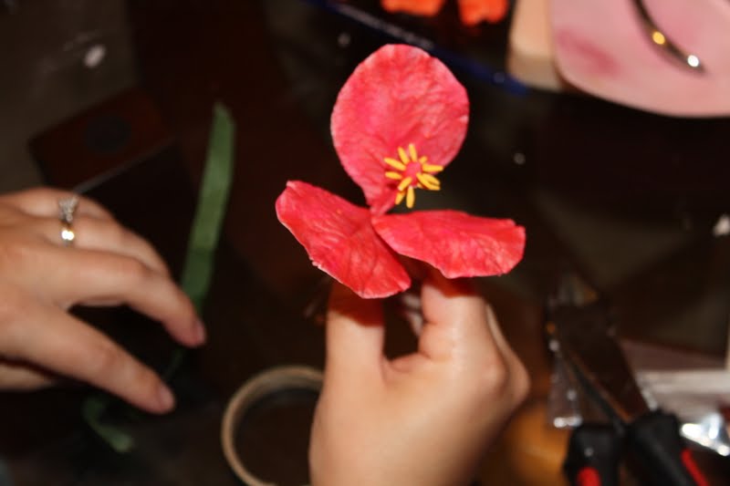 Sweet Eats Cakes: Hibiscus Flower Tutorial