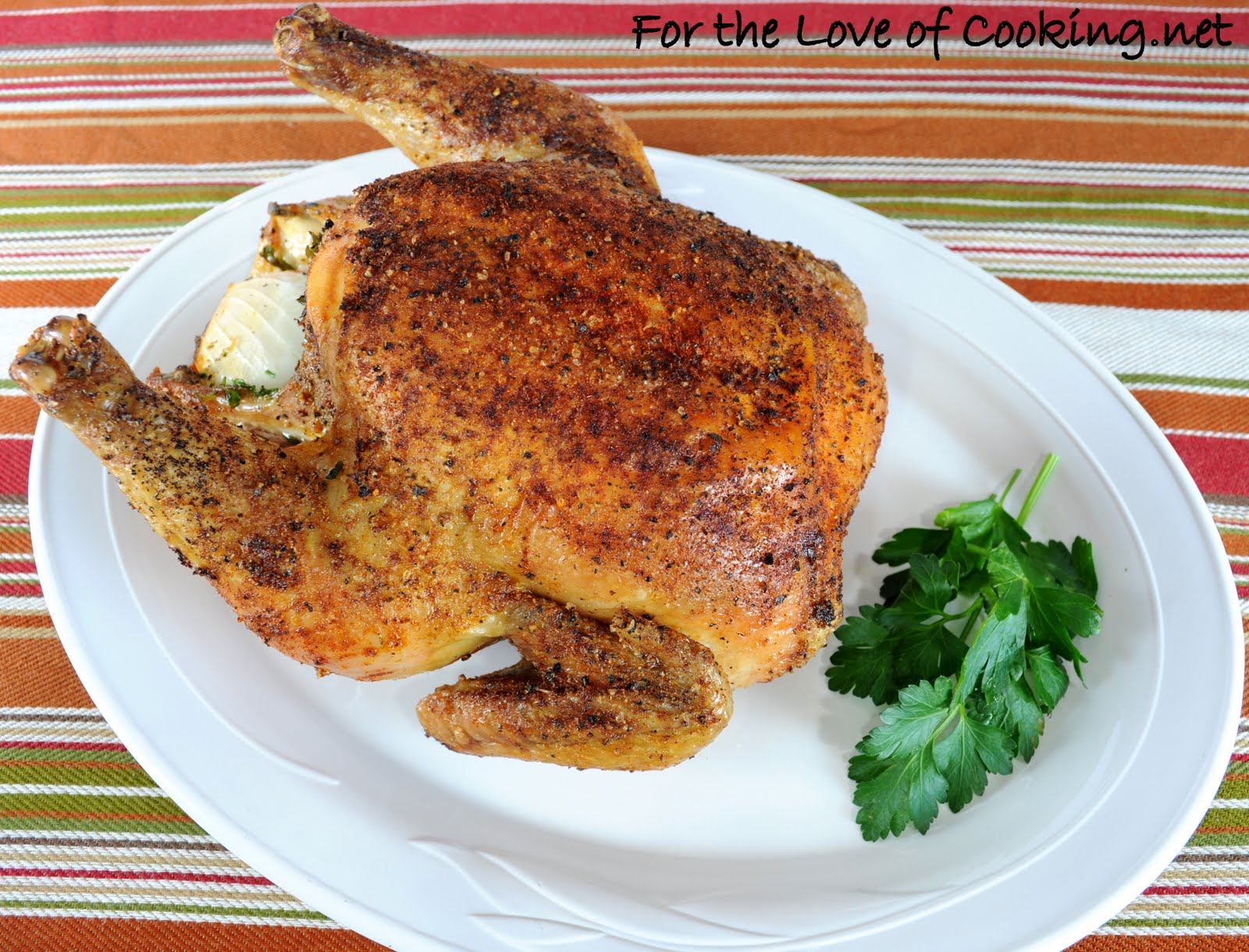 Simply Roasted Chicken | For the Love of Cooking
