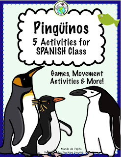 All About Penguins Resources for FLES Spanish | Mundo de Pepita