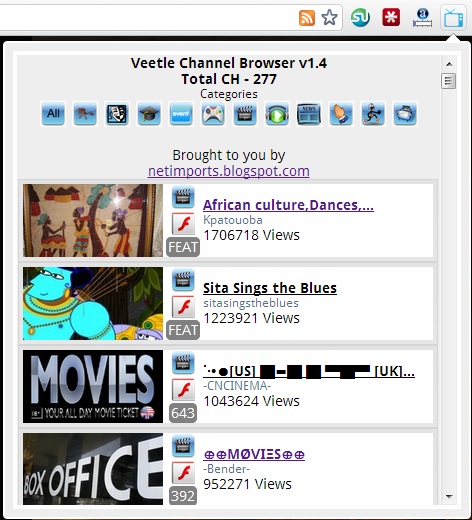 House Nation: Chrome Veetle Extension
