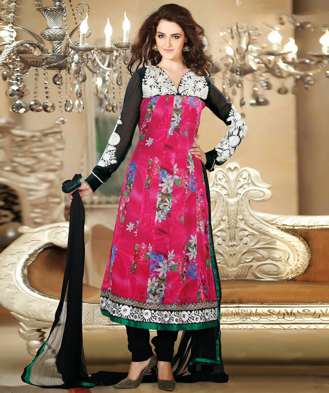 Indian Readymade Suits 2013-2014 | Latest Colorful Embroidered Dresses ...