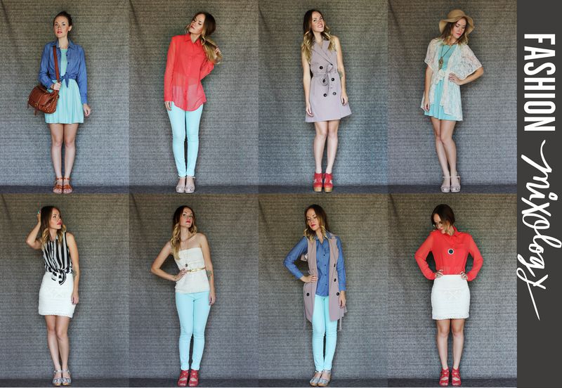 StatussQuo: [fashion] mint jeans mix-n-match inspiration