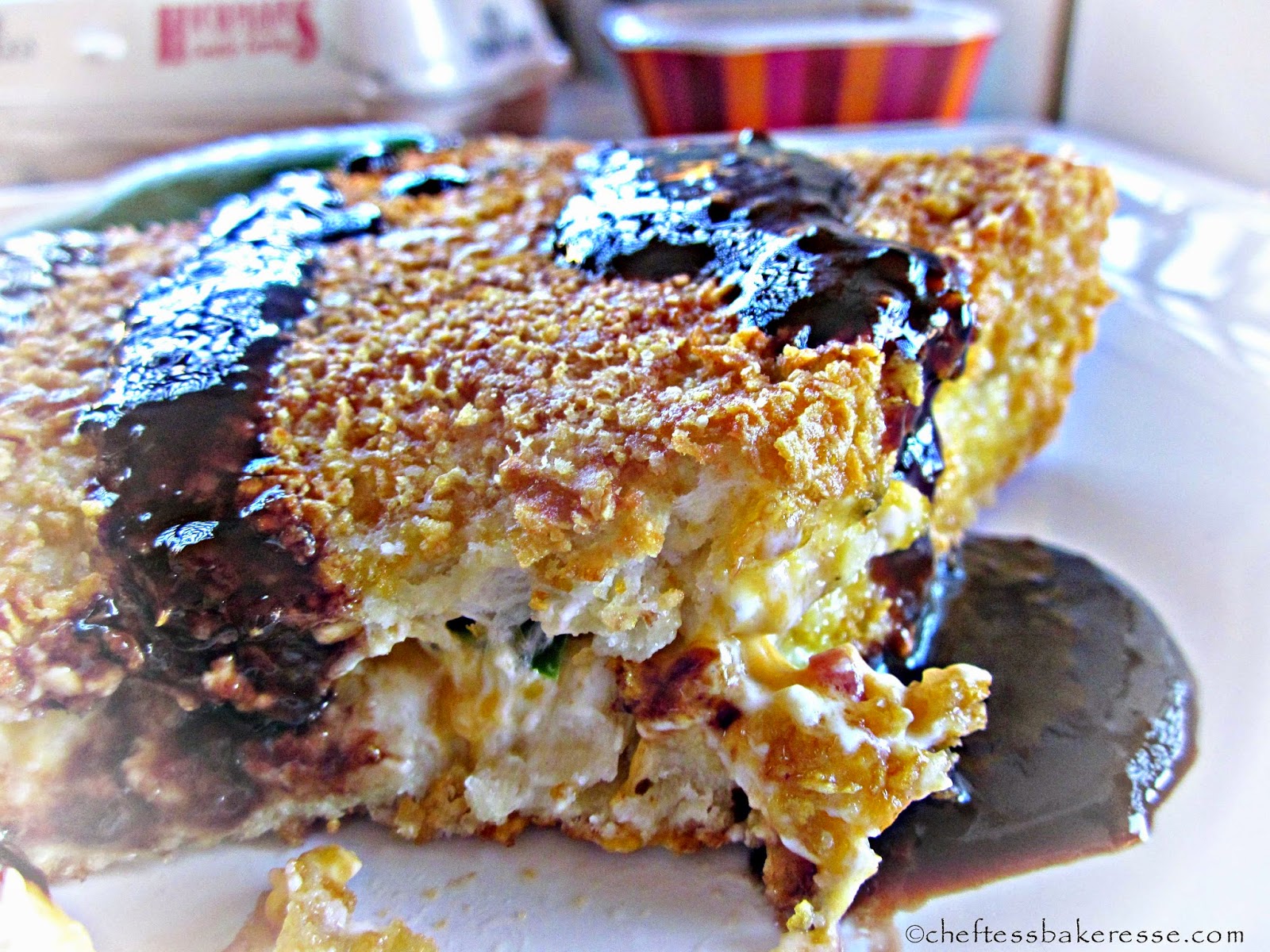 Chef Tess Bakeresse: Crispy Bacon Jalapeño Popper Stuffed French Toast ...