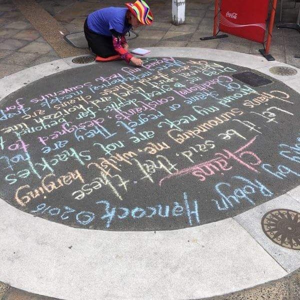 Suite T- The Author's Blog: Writing Chalk Poetry