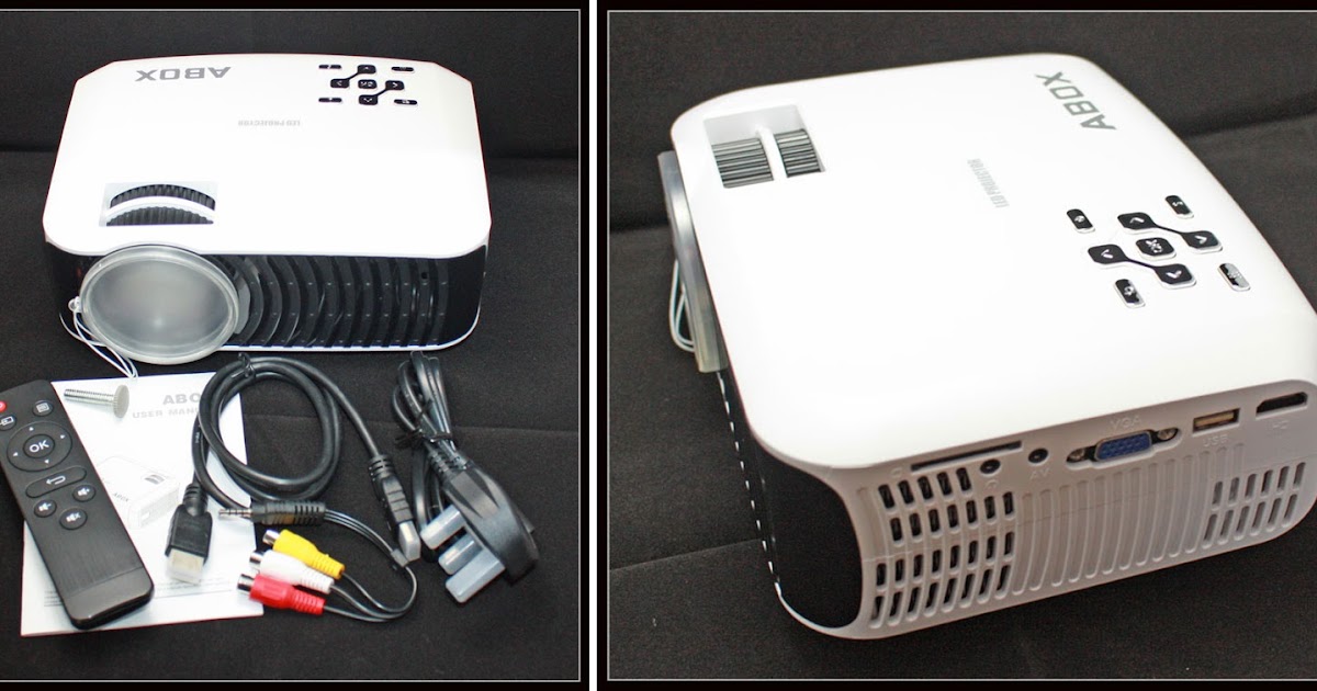 GooBang Doo ABOX T22 2000 Lumens LCD Mini Projector ~ Independent Reviews