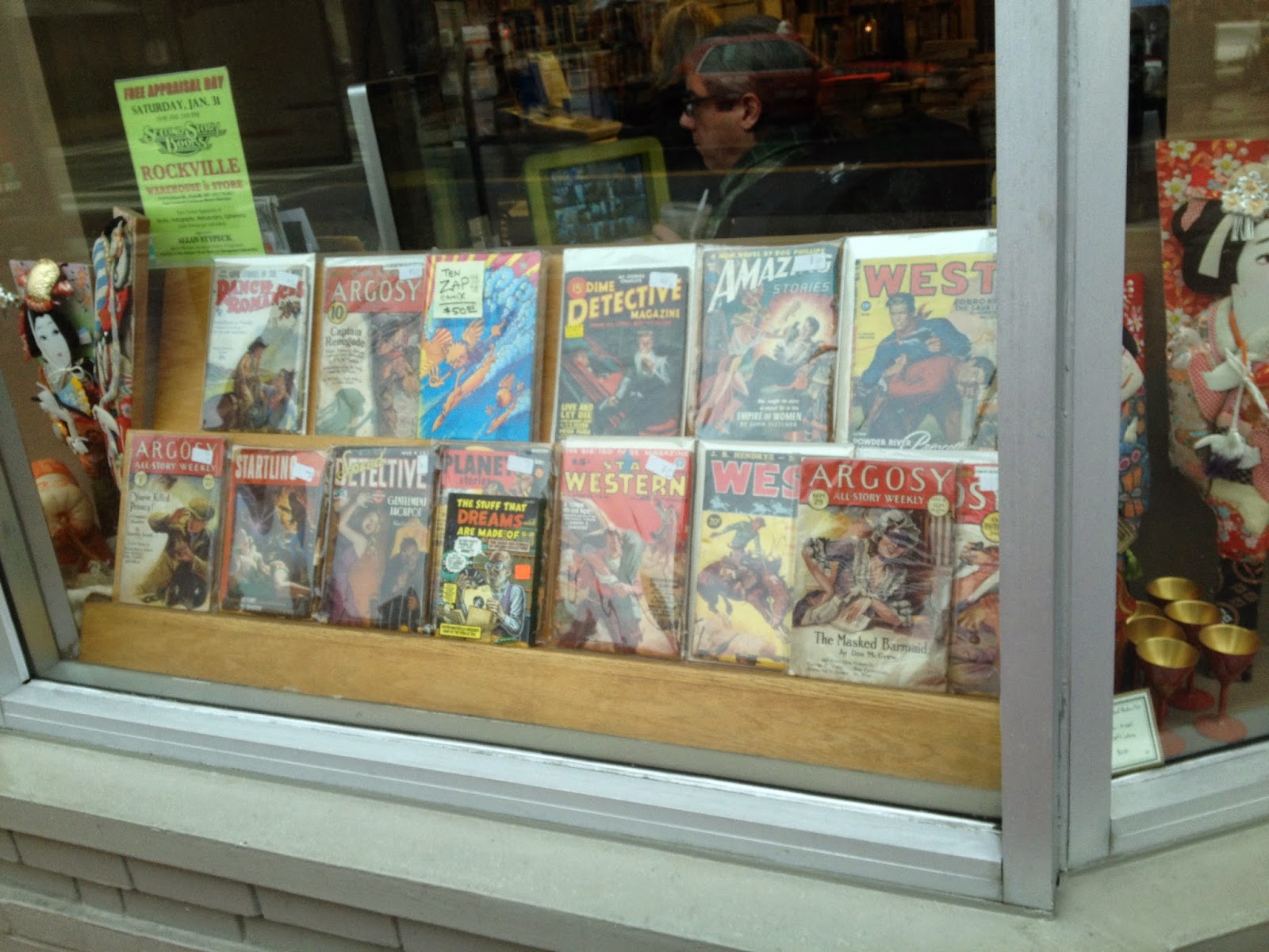 ComicsDC: Second Story Books window display