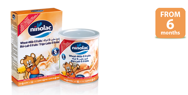 ECommerce: NINOLAC BABY CEREAL 5 great flavours